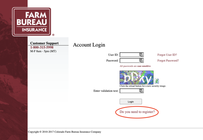Create an Online Account | Farm Bureau Insurance